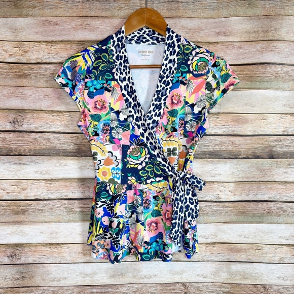 Johnny Was | Swim | Johnny Was California Layla Floral Mix Print Wrap ...